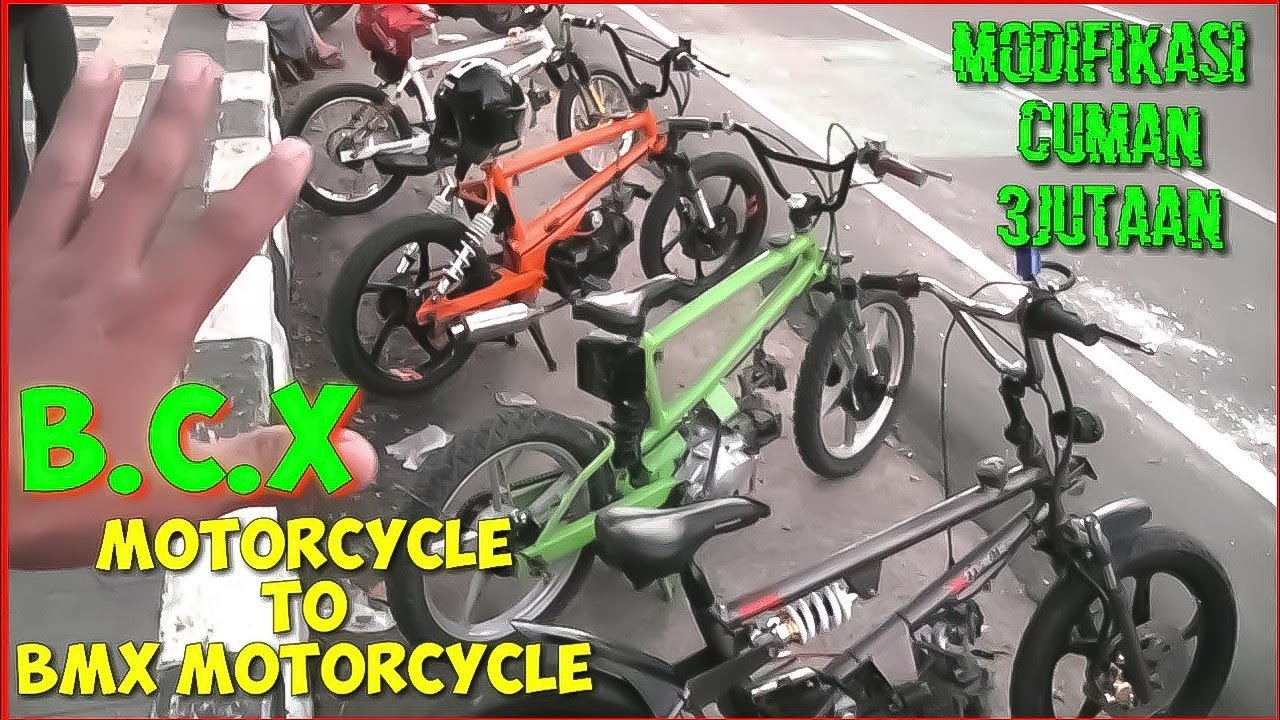 (vlog) bmx modifikasi. modal 3jutaan sudah bisa modifikasi motor butut ...