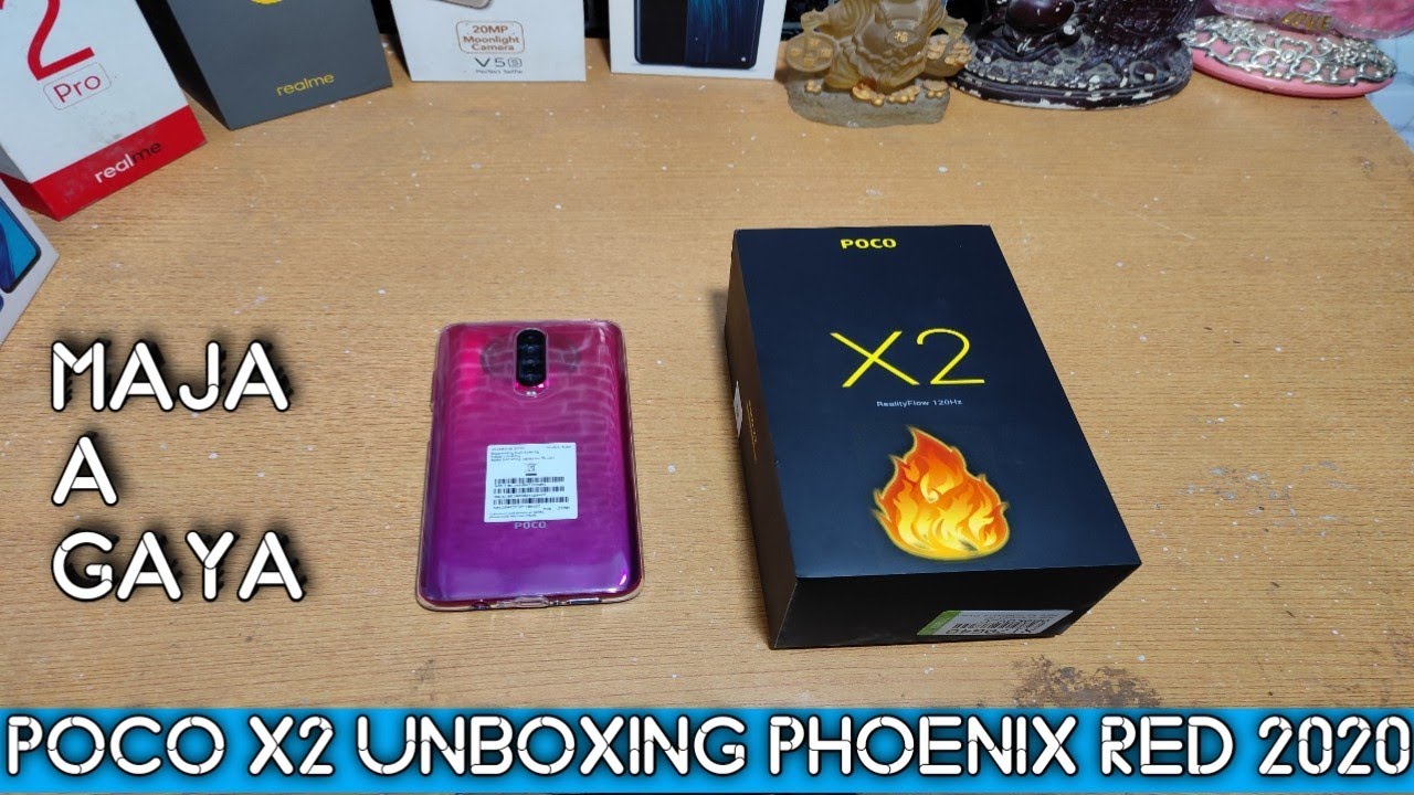 Poco X2 Unboxing Phoenix Red,First Impressions & Unboxing,New Looking ...