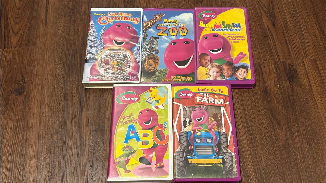 My Barney Canadian VHS Collection September 2025 Edition - YouTube