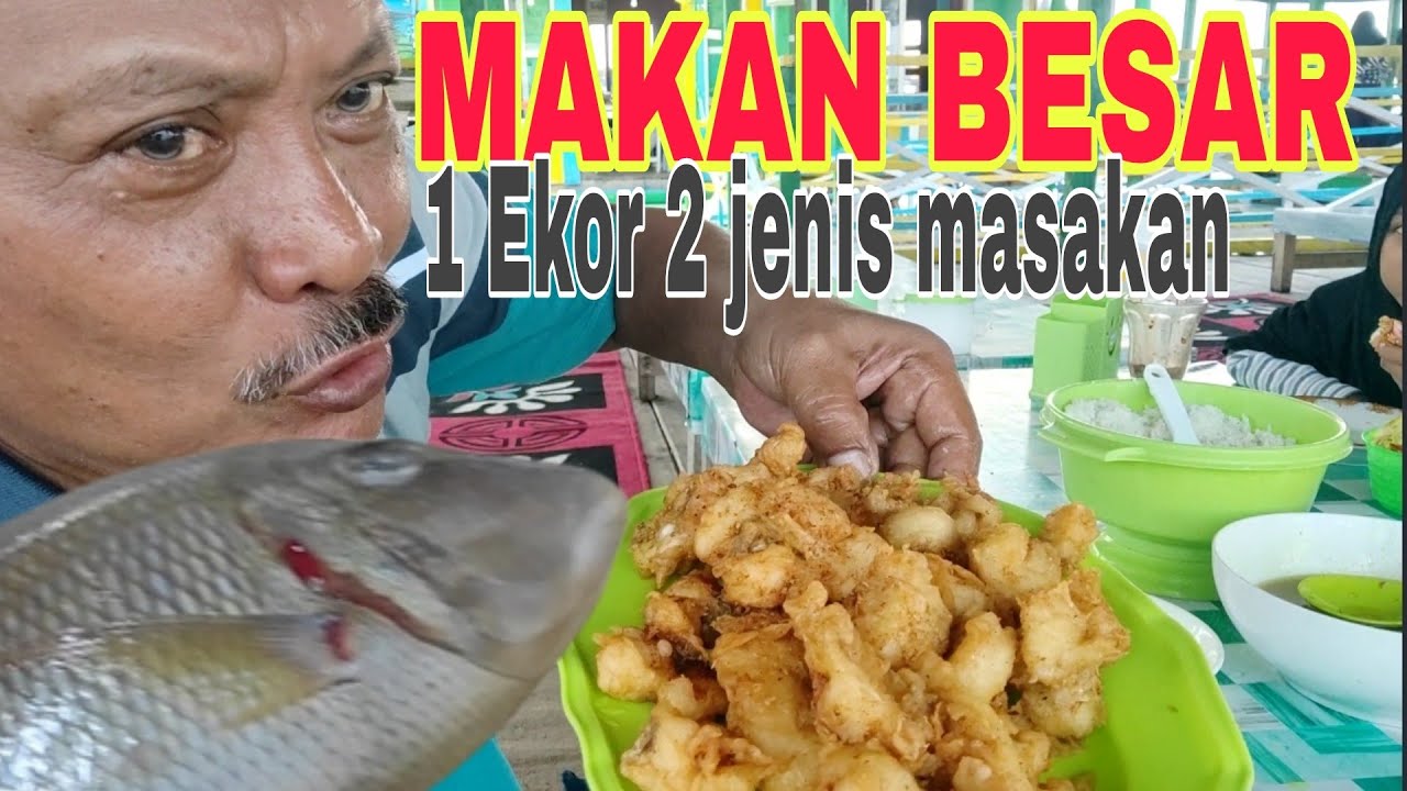 MAKAN BESAR 1 EKOR IKAN LAUT 2 JENIS MASAKAN||RM DAENG TABA GALESONG - YouTube