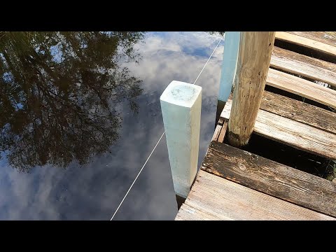 How To Water Drill A Dock Post