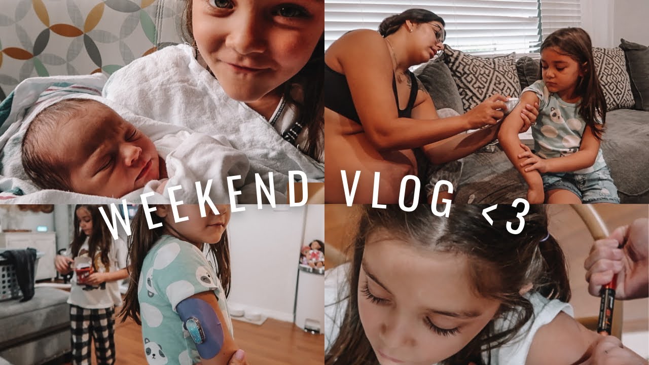 Weekend vlog | Meeting baby, dexcom change, caraway collab - YouTube