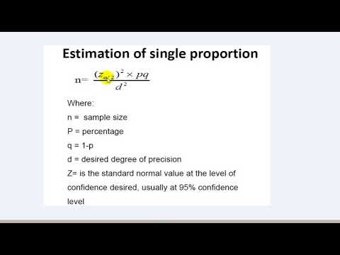 how to calculate sample size using Epi info for beginners