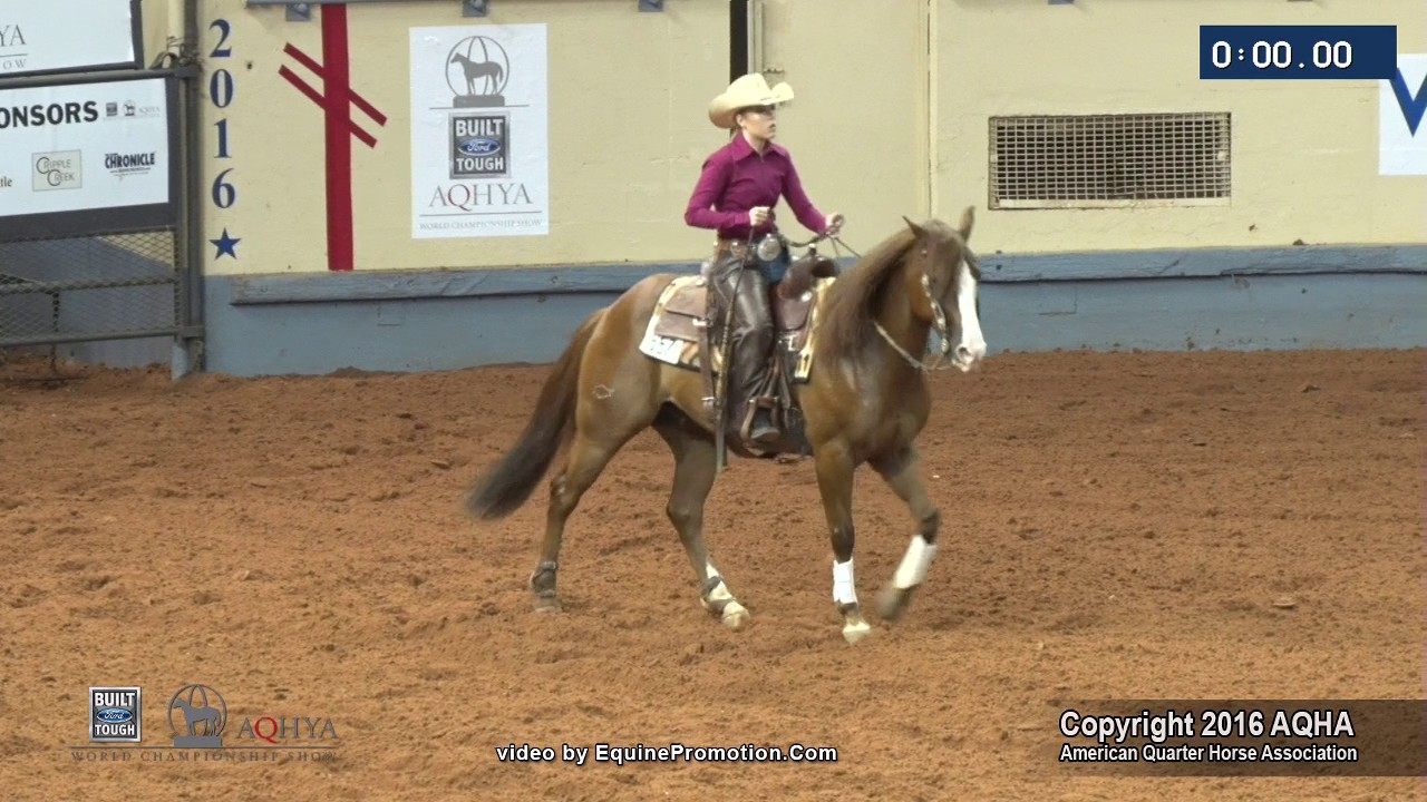 THIS TRASH IS QUICK ridden by KINSEY J JONES - 2016 AQHYA World Show ...