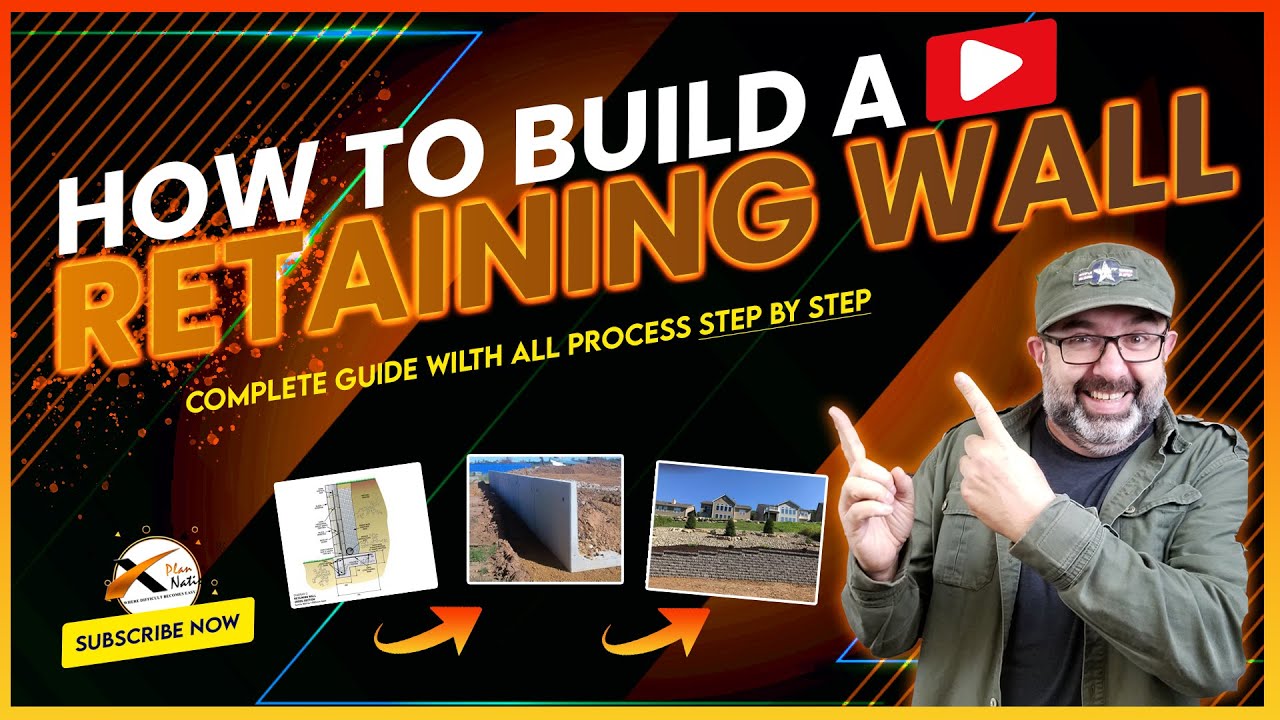 Retaining Wall Full Process With 3D Graphics And Tips - YouTube