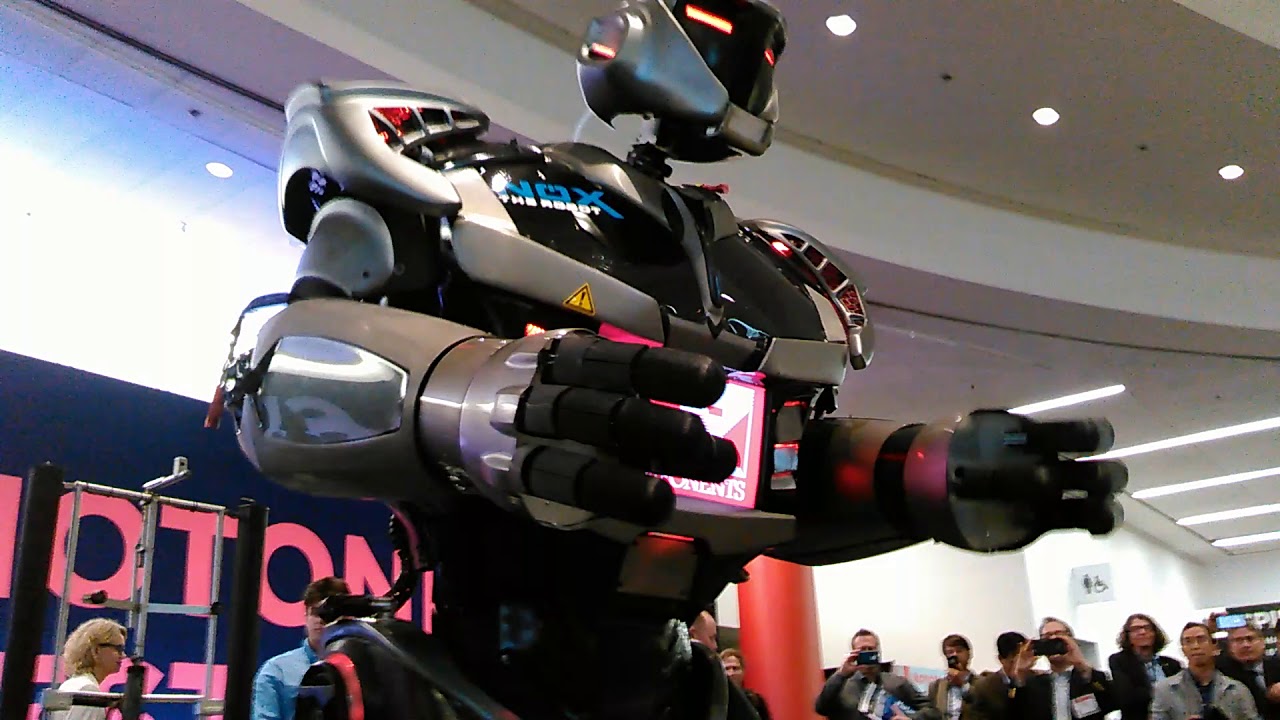 NOX the "robot" at Spie Photonics West 2018 - YouTube