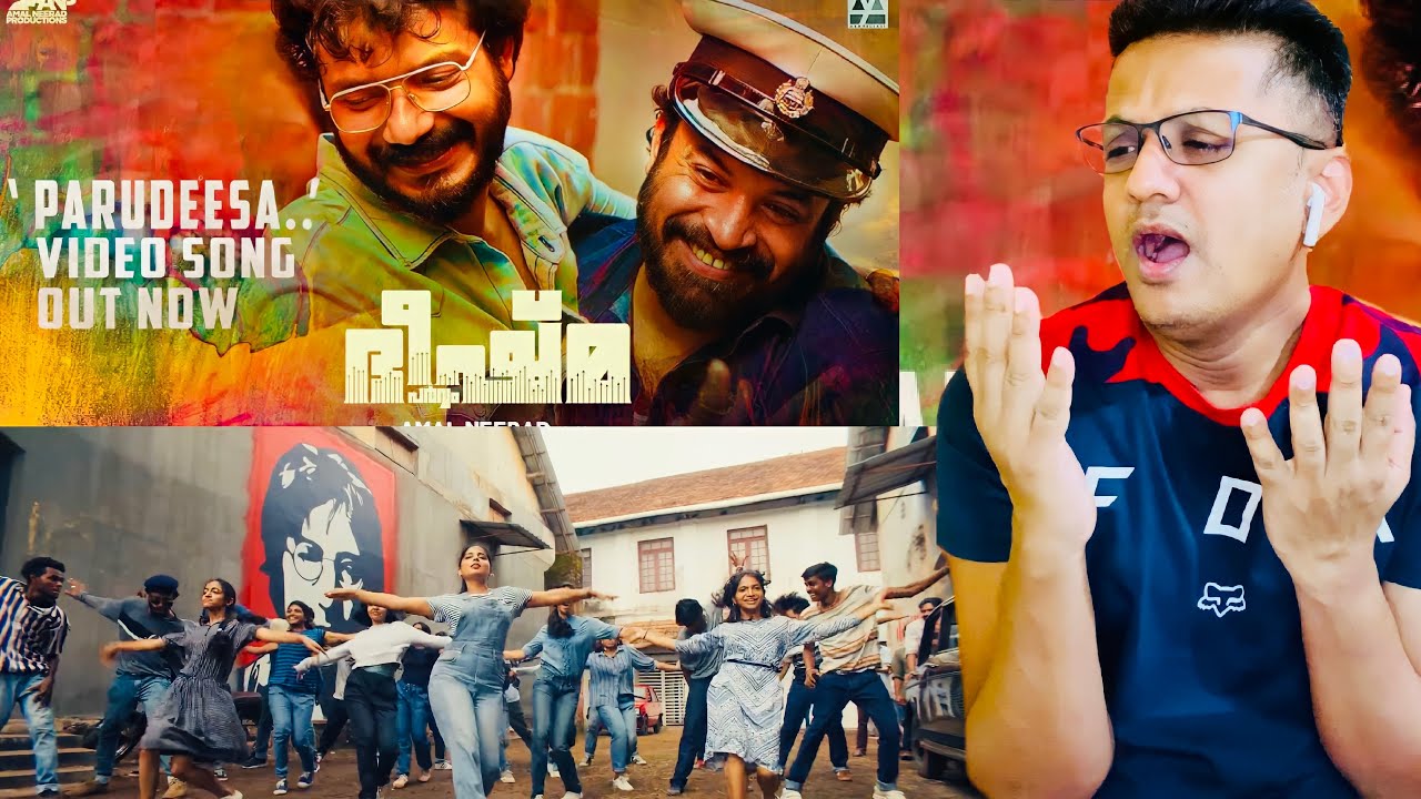Parudeesa Song Reaction | Bheeshma Parvam | Mammootty | Amal Neerad ...