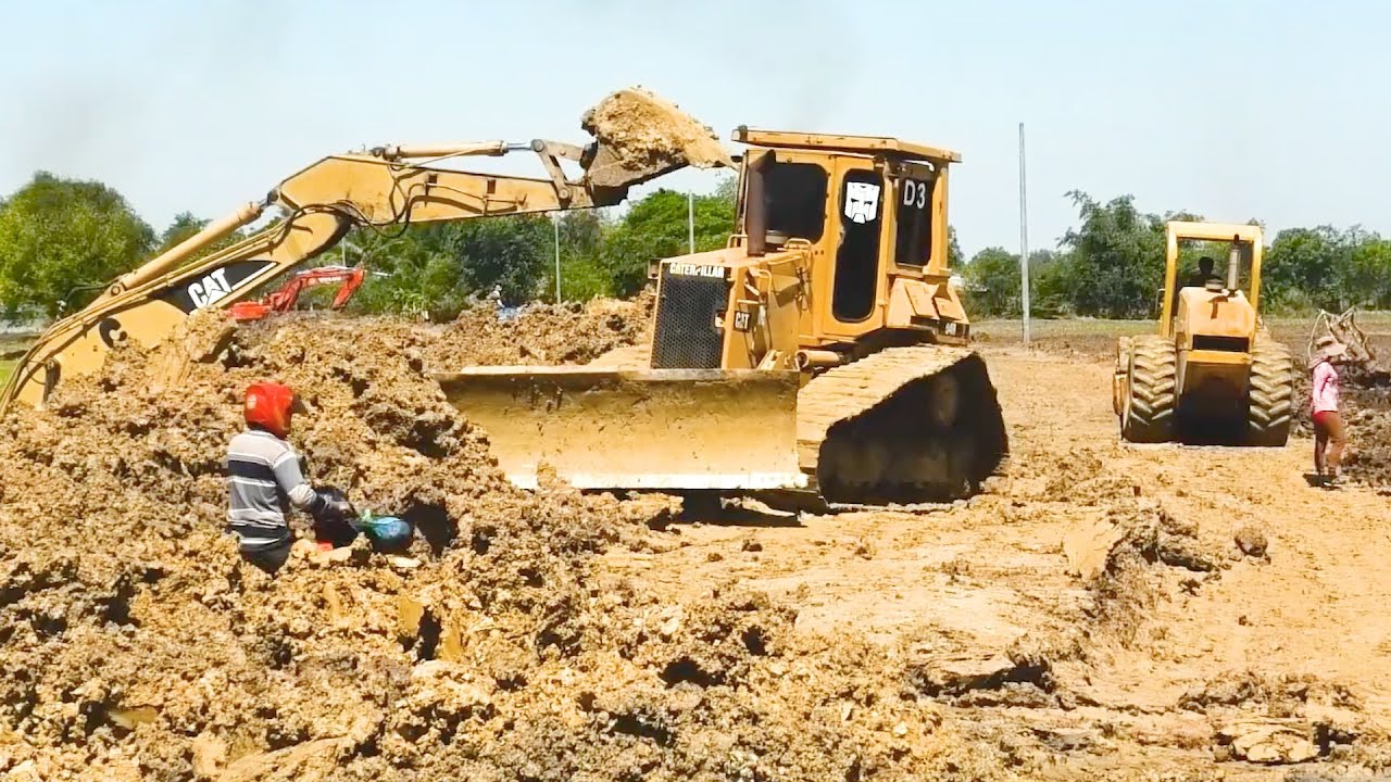 Building Rural Road Foundation Technique Made Of Clay With Amazing Road ...