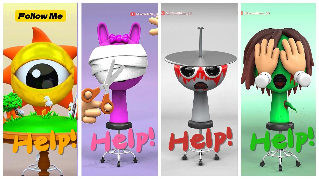 Oh no! 😟 The Sprunkis are hurt, scared, and very confused.They need ...