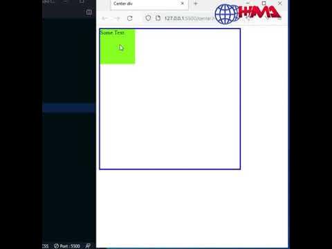 Align Div Center Vertically and Horizontally Using CSS Margin #shorts #htmlcss - YouTube