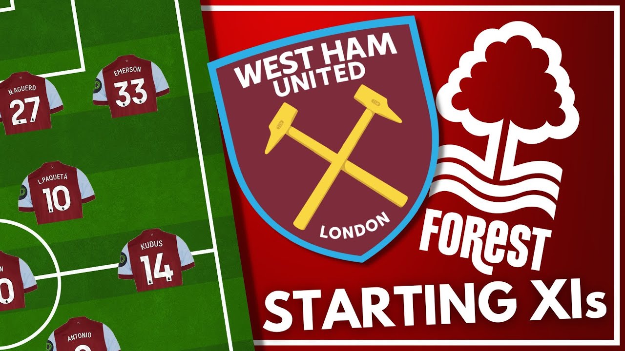WEST HAM v NOTTINGHAM FOREST - STARTING XI | PREDICTED | PREMIER LEAGUE ...