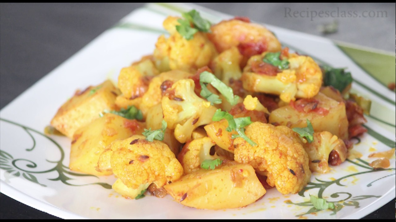 Aloo Gobi ki Sabzi Recipe | Aloo Gobhi ki Sukhi sabzi | How to Make ...