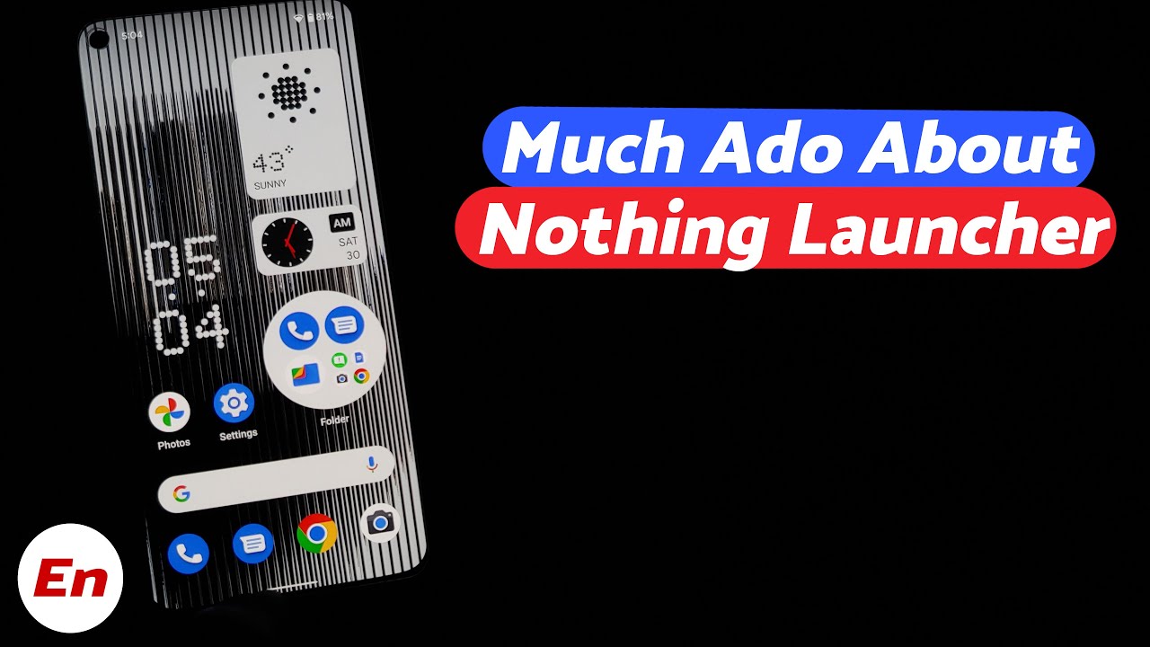 Nothing Launcher Review; Nothing Special About It!! - YouTube