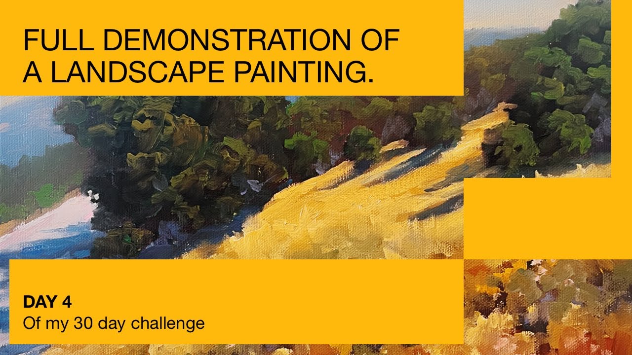 Full Demonstration Of Landscape Painting - YouTube