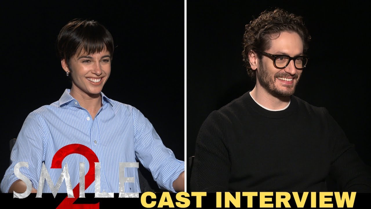 Smile 2 Cast Interview- Naomi Scott and Parker Finn - YouTube