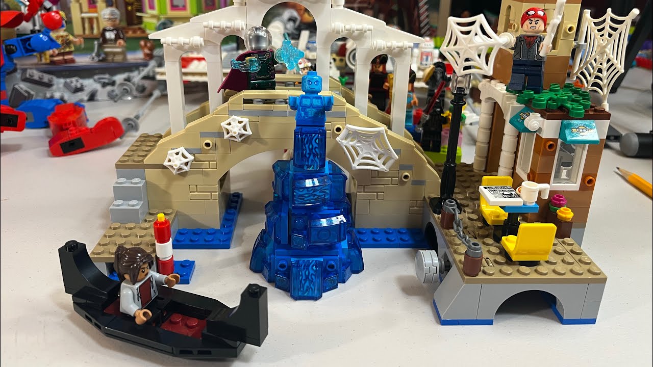 SPIDER-MAN BUILD - PURE LEGO BUILD - RECREATING ICONIC MARVEL SCENES IN ...