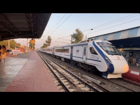 Indian train speed at Vande Bharat | high speed train compilation India ...