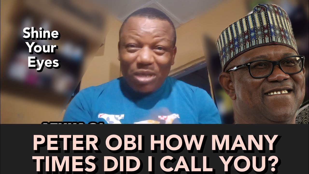 Peter Obi and Bore holes in the North - YouTube