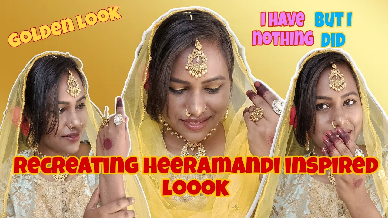 Recreating Heeramandi Inspired Look ️ |Heeramandi Series | Thepcfashion ...