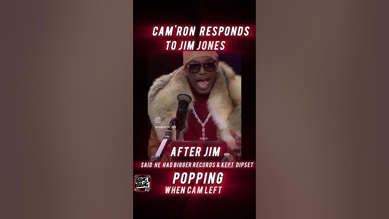 Cam'ron Responds to Jim Jones after Jim said he had Bigger records and kept Dipset popping 👀👀💥💥 ...