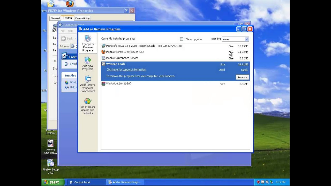 Uninstall PKZIP for Windows 14.20 - YouTube