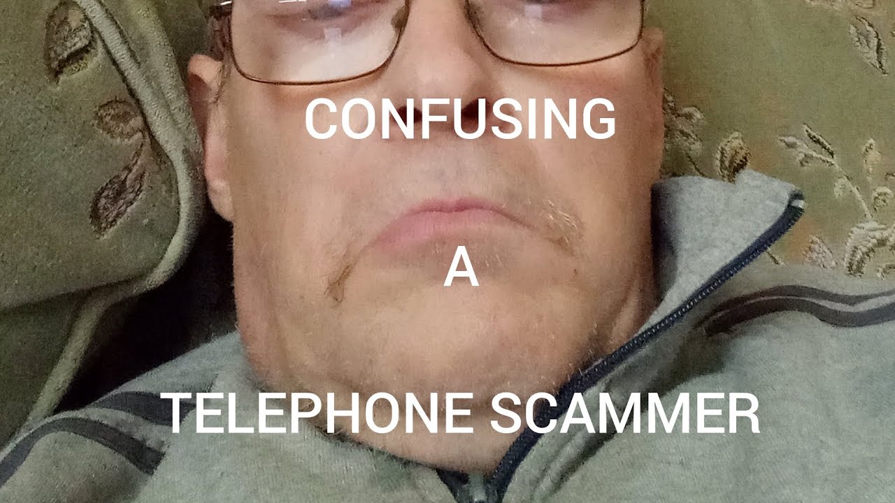 Confusing a telephone scammer - YouTube