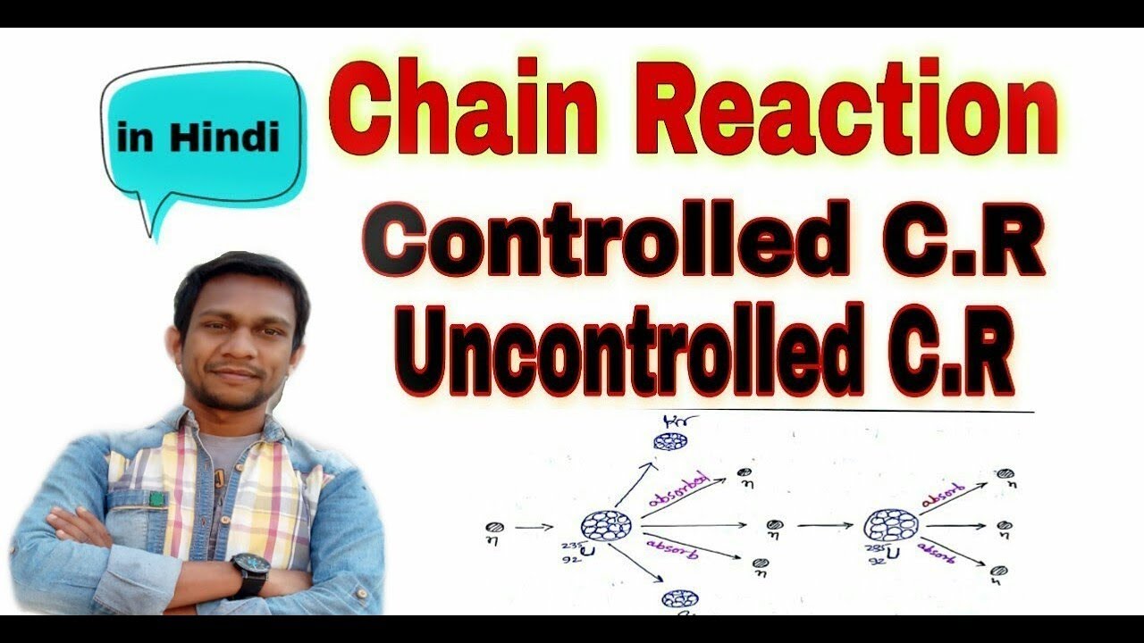 Chain reaction, controlled & uncontrolled reaction in hindi - YouTube