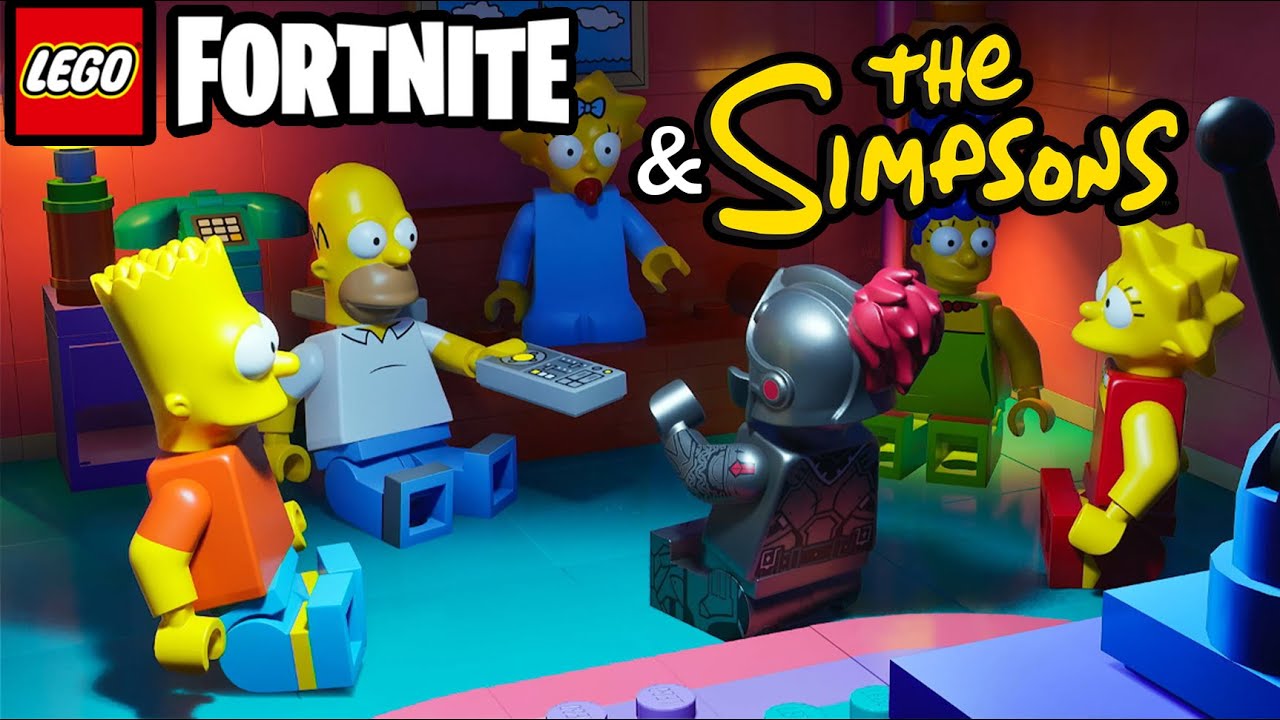 Introdução Simpsons LEGO Fortnite Brick Life Recebendo o Guerreiro ...