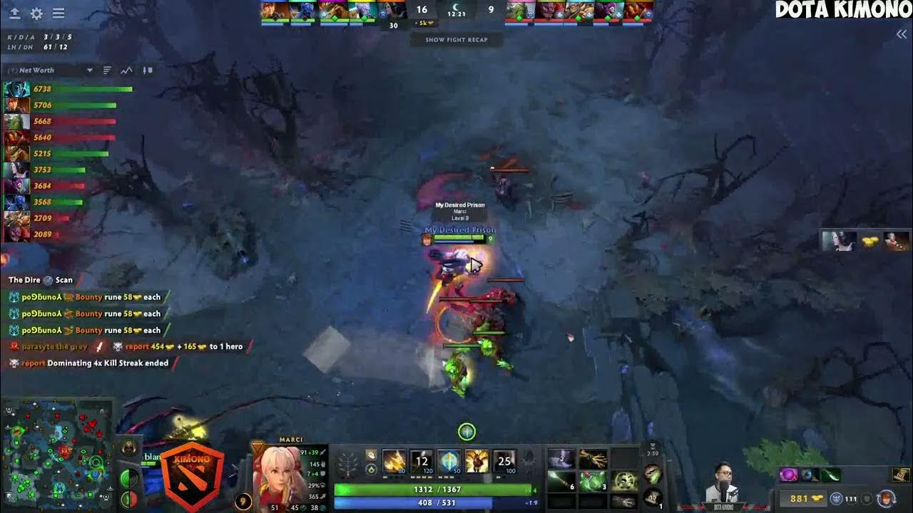 7.38b - Quinn Marci Midlaner - Dota 2 (Full Gameplay with no commentary) #quinn #marci 18 11 19 ...