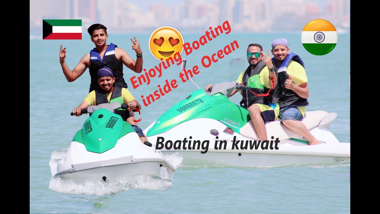 Enjoying Boating Inside The Ocean In Kuwait || Awesome Enjoying || Must ...
