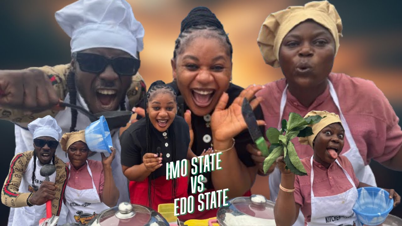 Kitchen disaster Street cooking show episode 5 Ogbono soup - YouTube