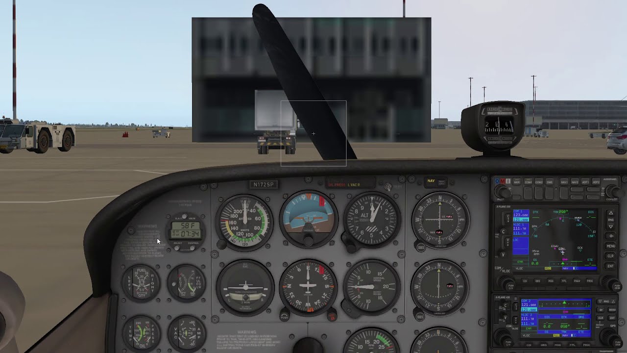 How to start up the Cessna 172 | X-Plane 11 Tutorial - YouTube
