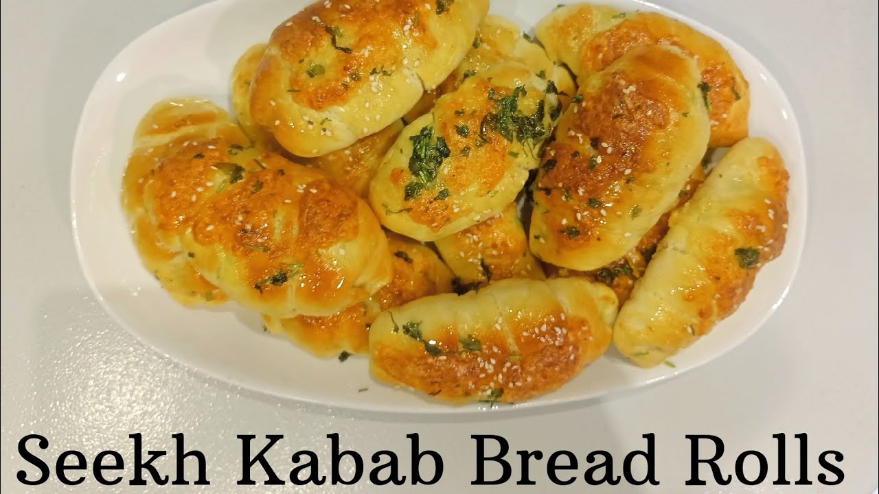 Seekh Kabab Bread Rolls||Recipe By RM Cooking||Urdu/Hindi #Snack#Rolls# ...