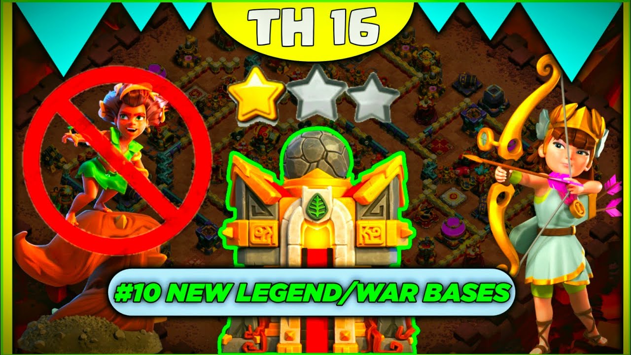 TOP 10|Th 16 war base links,Th16 new basesTh16 anti root rider base ...
