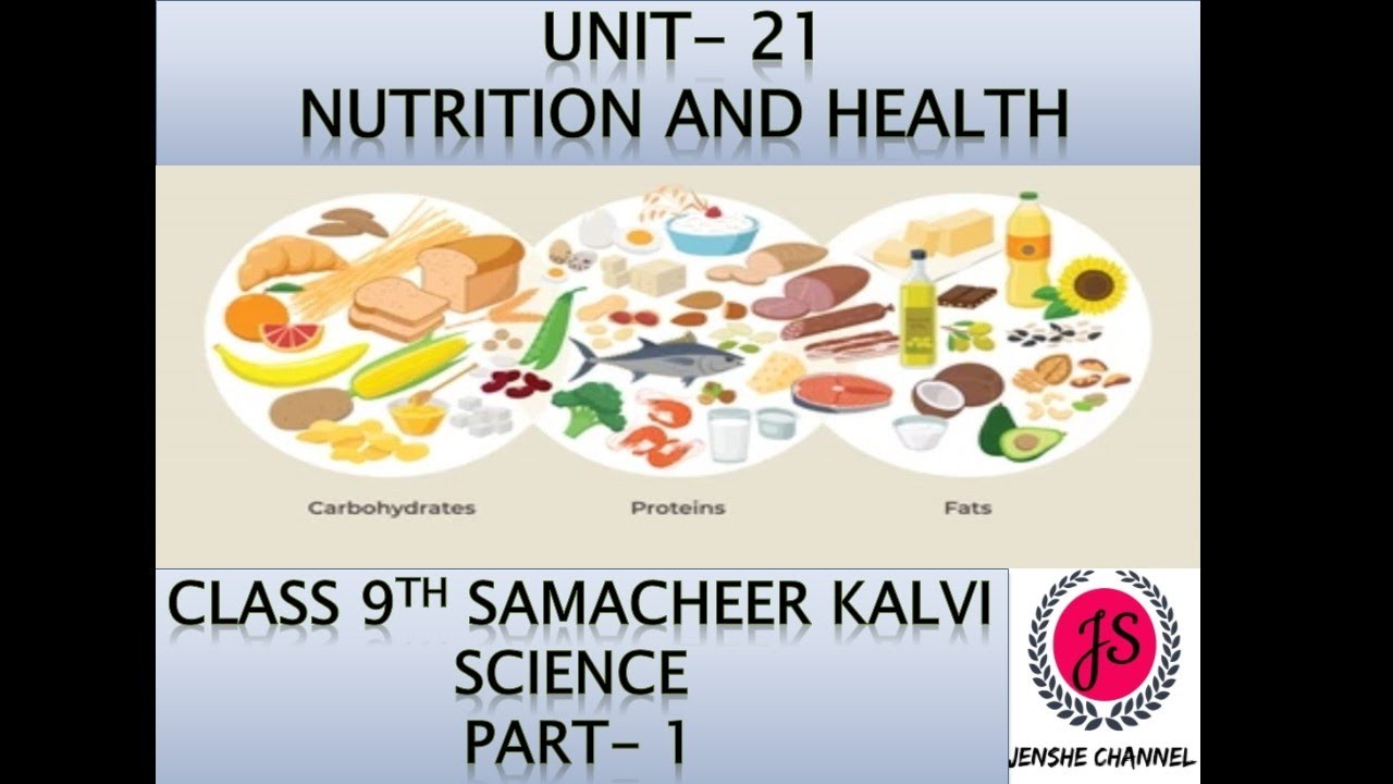 Class 9th Samacheer kalvi Science Unit 21 Nutrition and health ( PART ...