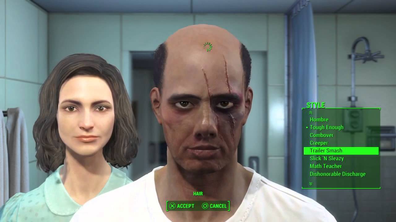 Creating a character in Fallout 4 - YouTube