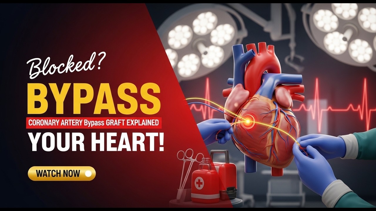 Blocked Artery? See How Bypass Surgery Saves Lives (3D Animation) - YouTube