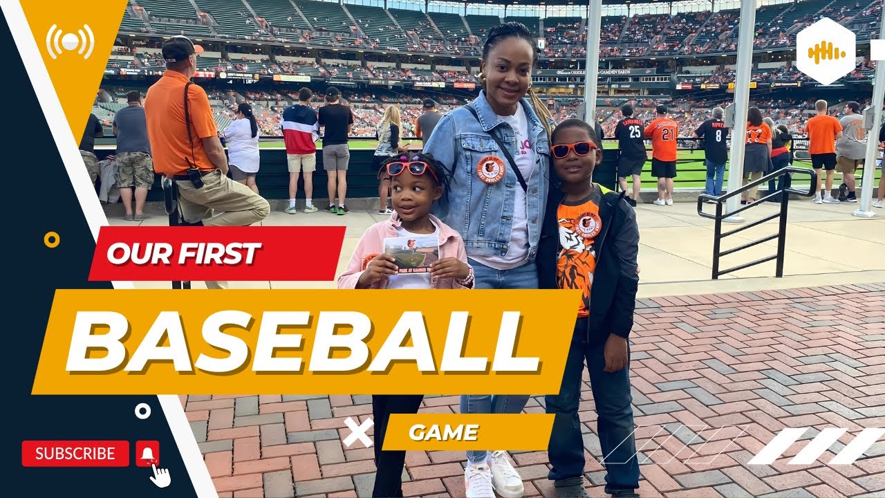 OUR FIRST EVER BASEBALL GAME | Orioles VS White Sox - YouTube