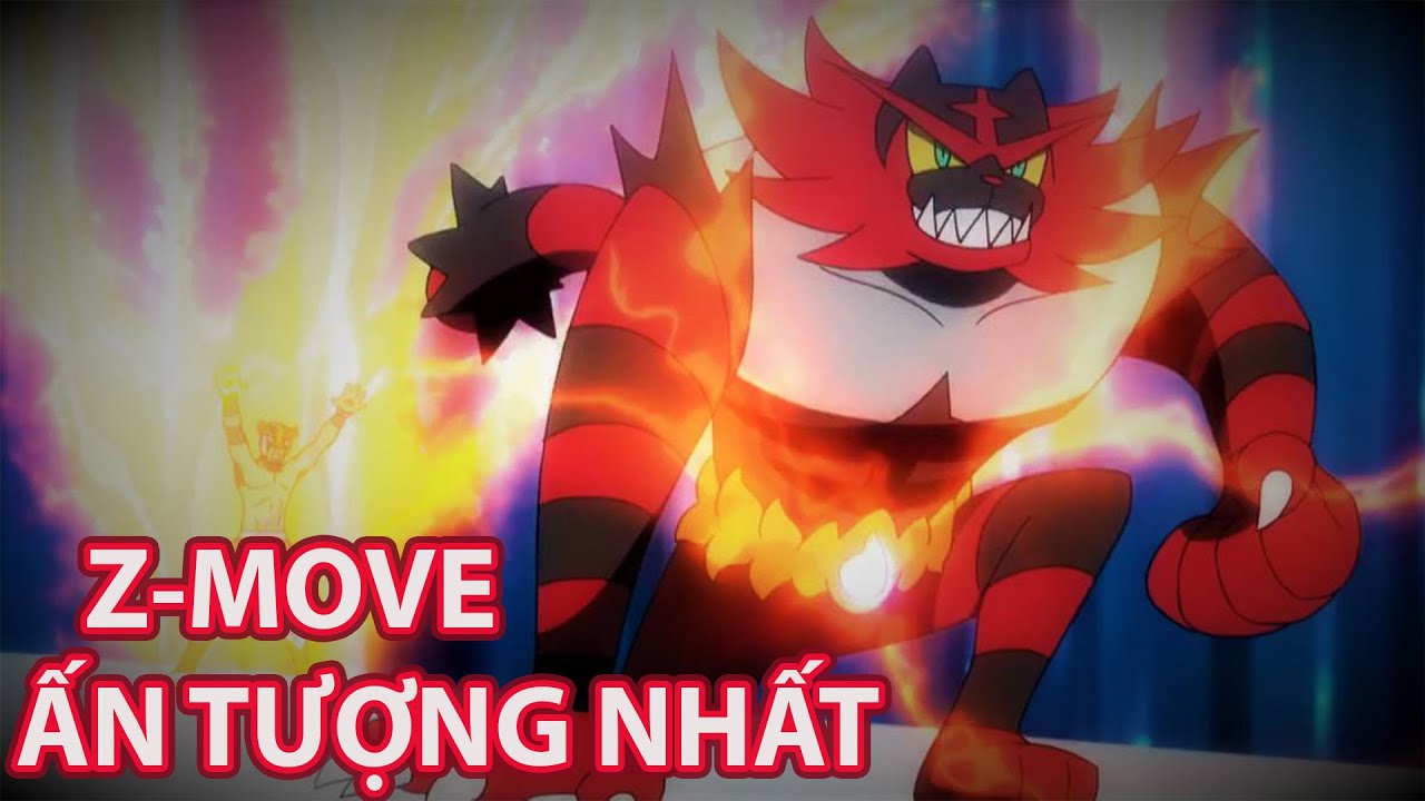 Top 10 Z-move ấn tượng nhất trong TV Series Pokemon - YouTube