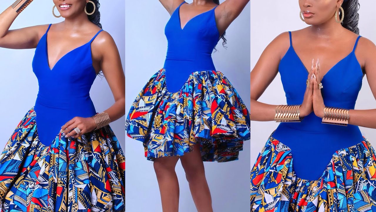 How To Cut And Sew This Trendy Spaghetti Strap Bustier Dress With A ...