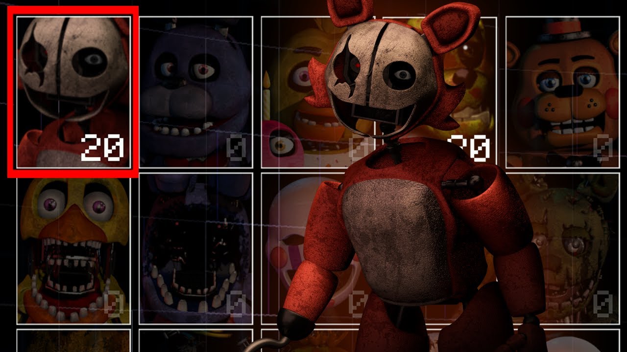 What Foxy doing with Puppet Mask... Soulless Foxy! (UCN Mods) - YouTube