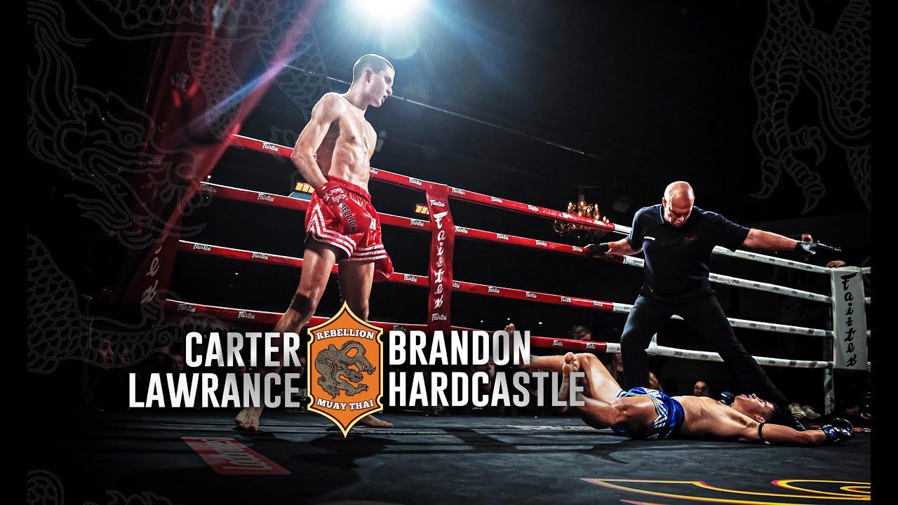 Rebellion Muaythai 25: Carter Lawrance vs Brandon Hardcastle - YouTube