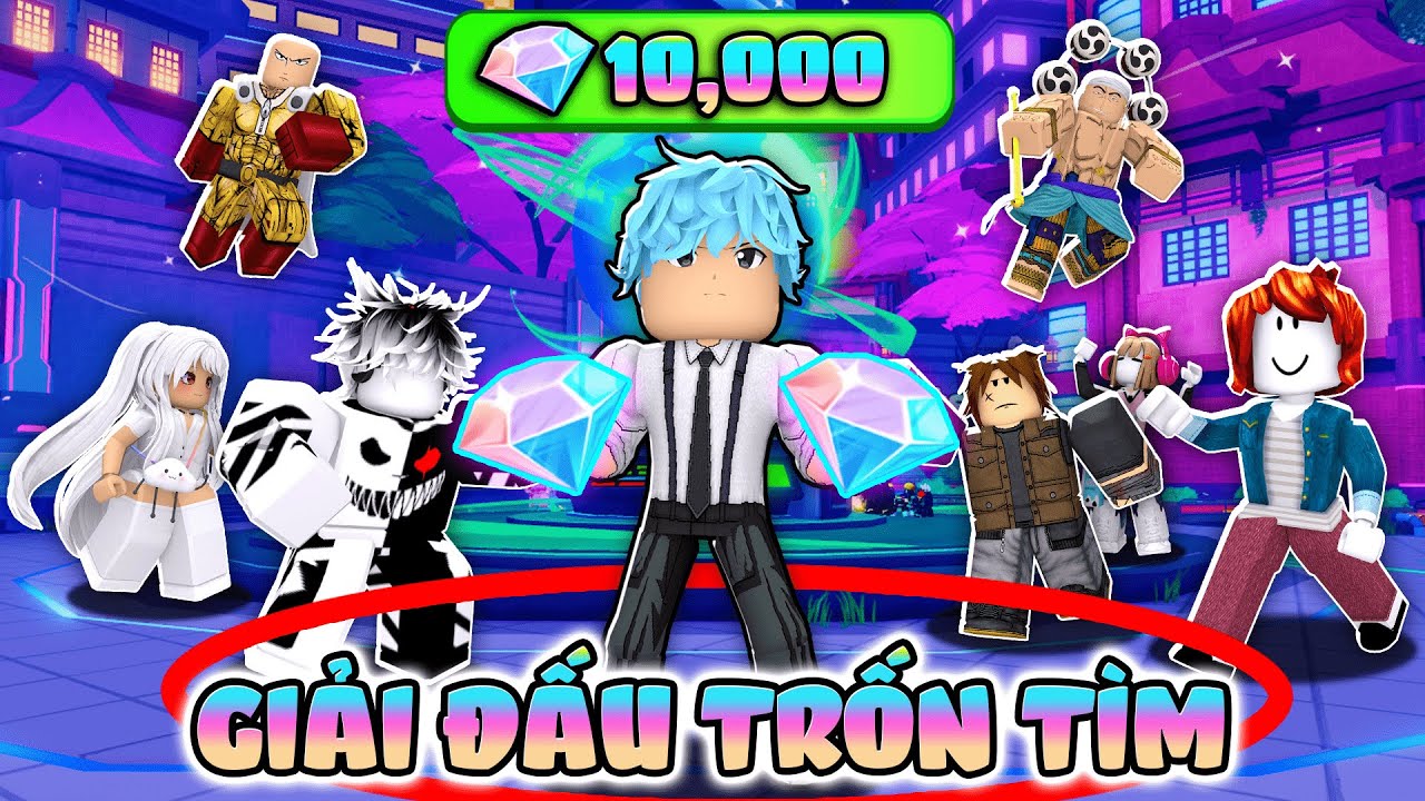 Mình 24H Giải Đấu TRỐN TÌM ANIME DEFENDERS NHẬN 15.000 GEMS SIÊU KHÓ ...