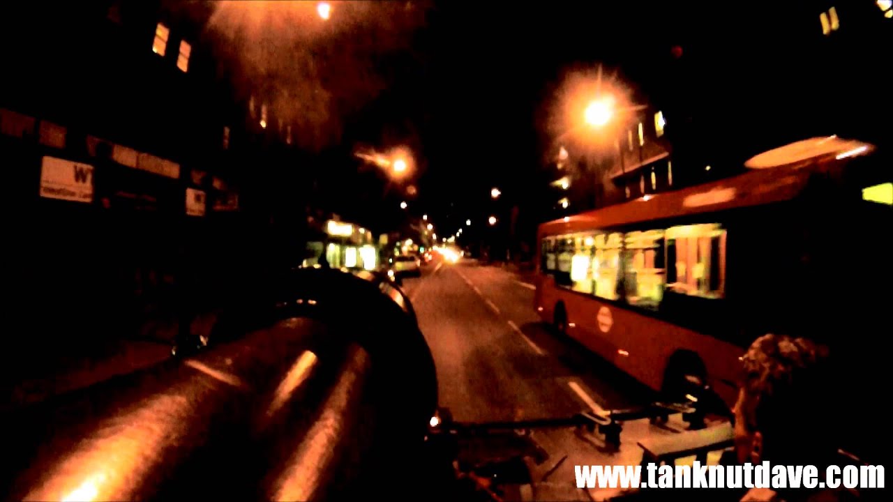 Driving through London at night in a Tank - YouTube