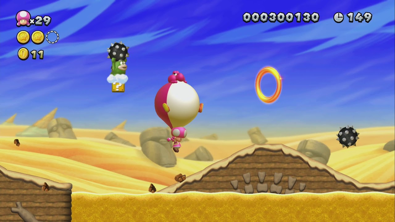 Layer-Cake Desert-1 ~ Spike's Tumbling Desert - New Super Luigi U - New ...