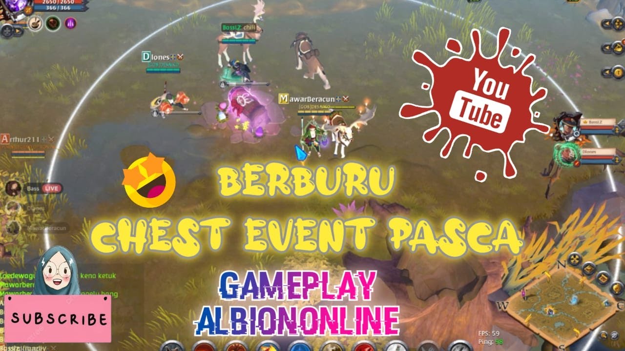 BERBURU CHEST EVENT KELINCI DI REDZONE || GAMESPLAY ALBION 2025 - YouTube