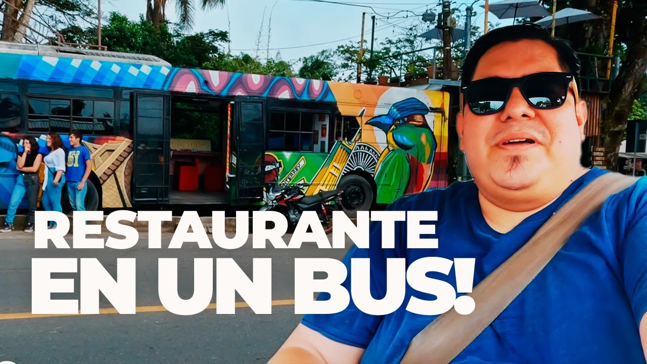 Bus Restaurante en El Salvador en Los Planes de Renderos - YouTube