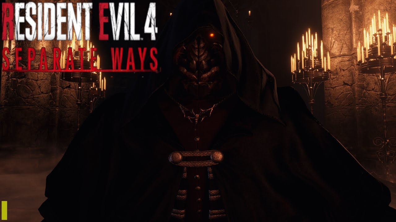 Hunted by the Black Robe! | Resident Evil 4 Remake Separate Ways ...