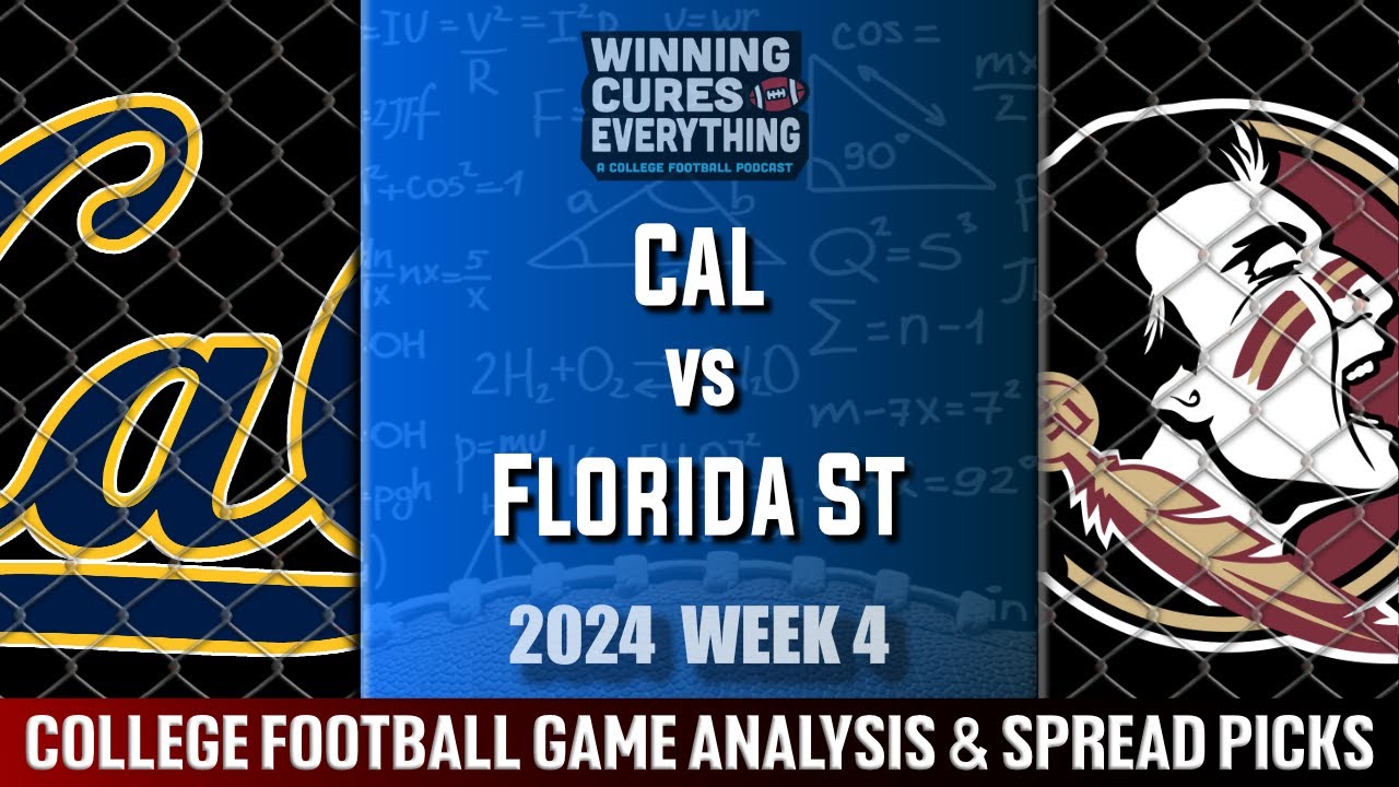 Florida State vs Cal Picks & Prediction Against the Spread 2024 College ...