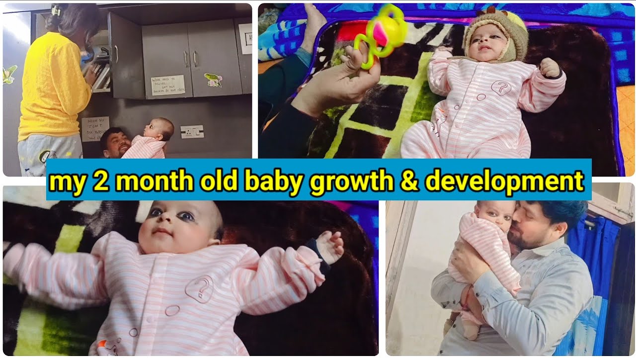 my 2 month old baby trying balance there nack || 2 month old baby ...